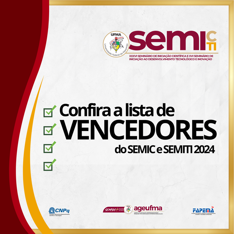 Confira a listagem completa dos vencedores do SEMIC e SEMITI 2024 da ...